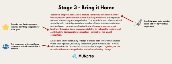 MUN Position Papers - Mastering Guided Persuasion